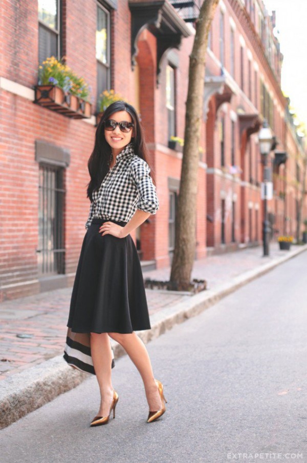 17 Fashionable Work Outfit Ideas with Checkered Pieces - Styles Weekly