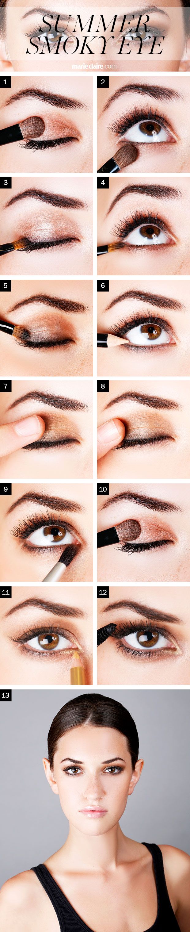 17 Best Light Smoky Eye Makeup Tutorials for Summer - Styles Weekly