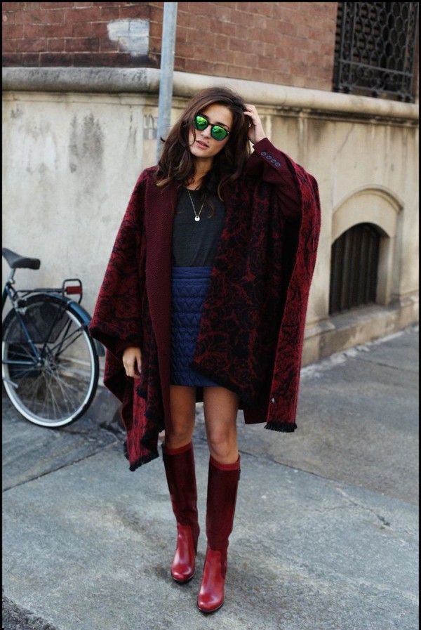 23 Stunning Ways to Wear Marsala - Styles Weekly