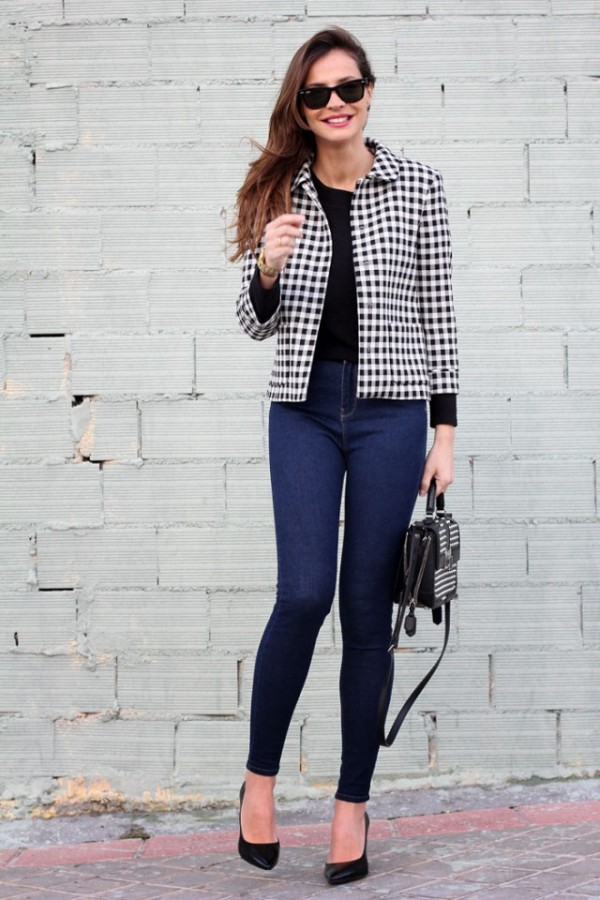 17 Fashionable Work Outfit Ideas with Checkered Pieces - Styles Weekly