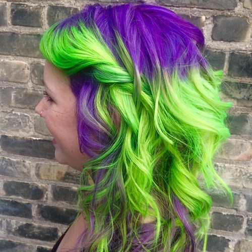 22 Ways to Style Two-toned Hairstyles - Two Tone Hair Color Ideas