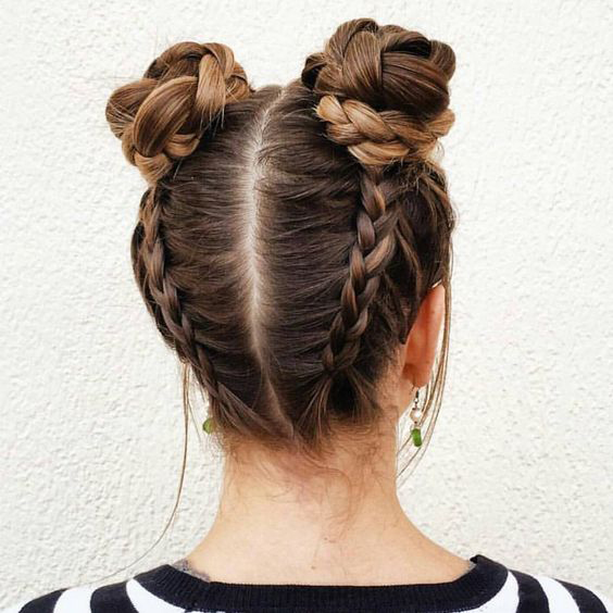 16 Super Cute Space Bun Hairstyles You Can Try This Year Styles Weekly